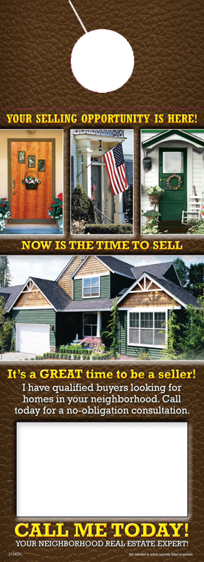 Real Estate Marketing Tools Blog Archive Real Estate Door Hangers A Great Tool To Get Listings